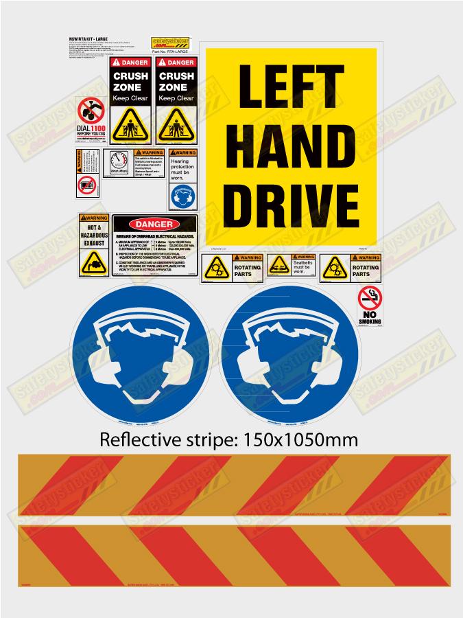 NSW Large RTA Kit | Safety Stickers | Safety Decals
