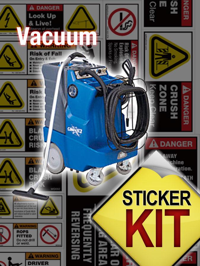 Vacuum | Safety Stickers | Safety Decals