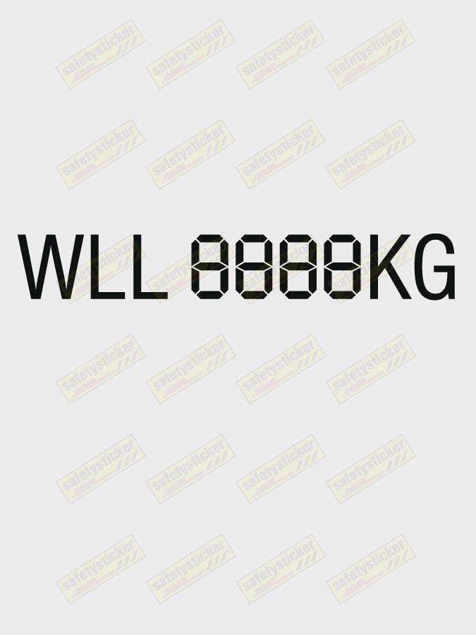 DIGI 80 WLL (Pair) Digital Stickers - Working Load Limit | Safety ...