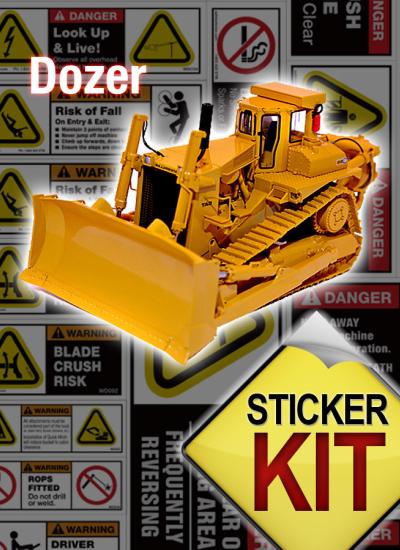 Dozer safety Sheet | Safety Stickers | Safety Decals