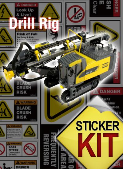 Drill Rig Safety Sheet | Safety Stickers | Safety Decals