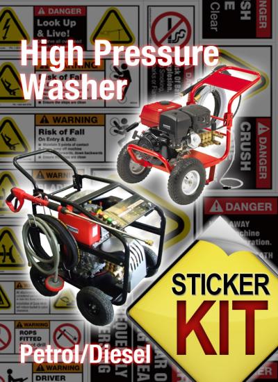 High Pressure Washer | Safety Stickers | Safety Decals
