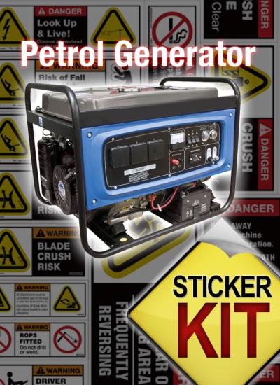 Generator Petrol | Safety Stickers | Safety Decals