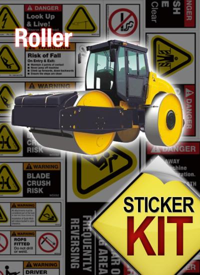 Roller Safety Sheet | Safety Stickers | Safety Decals