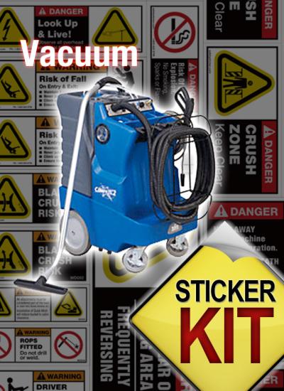 Vacuum | Safety Stickers | Safety Decals