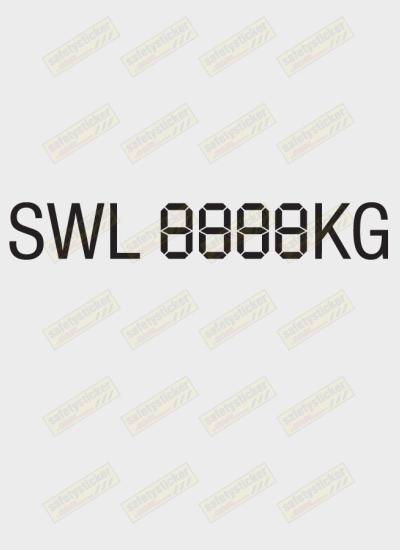 DIGI 50 SWL (Pair) Digital Stickers - Safe Working Load | Safety ...