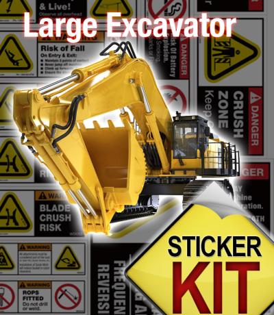Earthmoving Safety Kits | Safety Stickers | Safety Decals