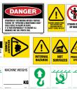 Compressor Diesel | Safety Stickers | Safety Decals
