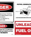 Generator Petrol | Safety Stickers | Safety Decals