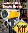 Heater Blower | Safety Stickers | Safety Decals