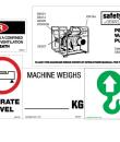 Water Pump Petrol | Safety Stickers | Safety Decals