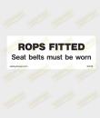 Identification Rops FITTED Decal | Safety Stickers | Safety Decals