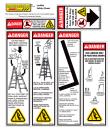 Ladder safety sheet | Safety Stickers | Safety Decals
