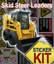 Skid Steer Loader Kit | Safety Stickers | Safety Decals