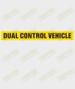Warning Dual Control Vehicle Decal | Safety Stickers | Safety Decals